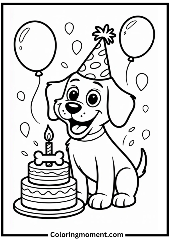 20 Dog Coloring Pages - Free PDF Printables