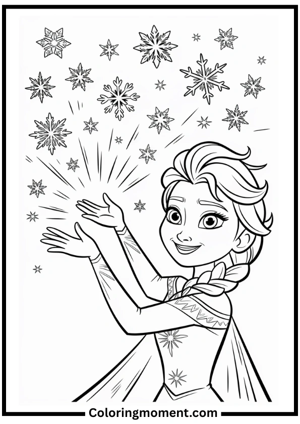 20 Free Elsa Coloring Page Designs – Snow Queen Magic