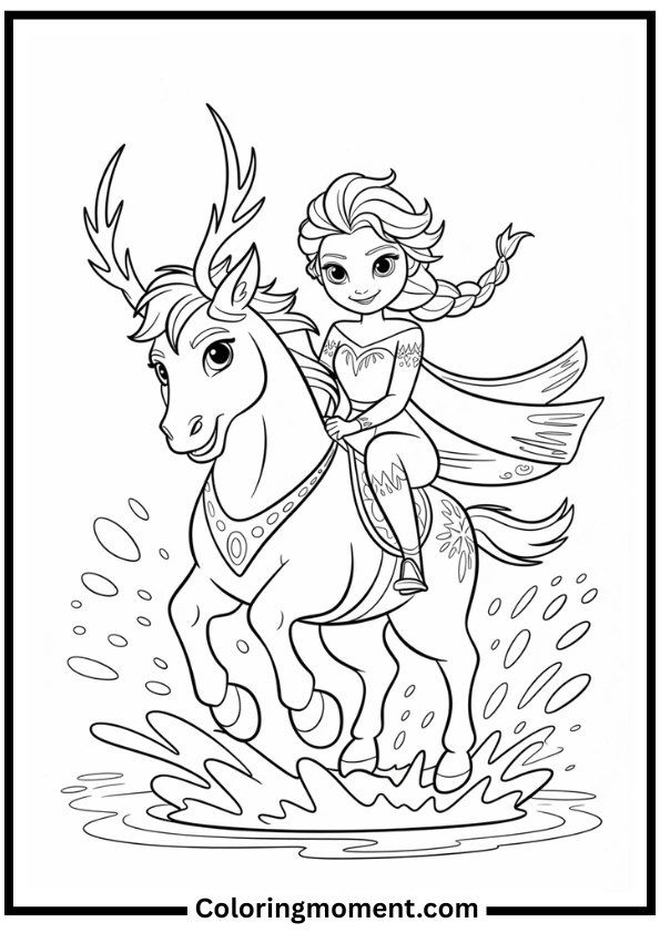 20 Free Elsa Coloring Page Designs – Snow Queen Magic