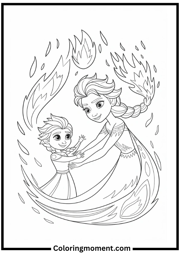20 Free Elsa Coloring Page Designs – Snow Queen Magic