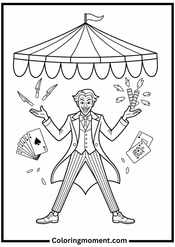 20 Joker Coloring Pages - Free PDF Printables