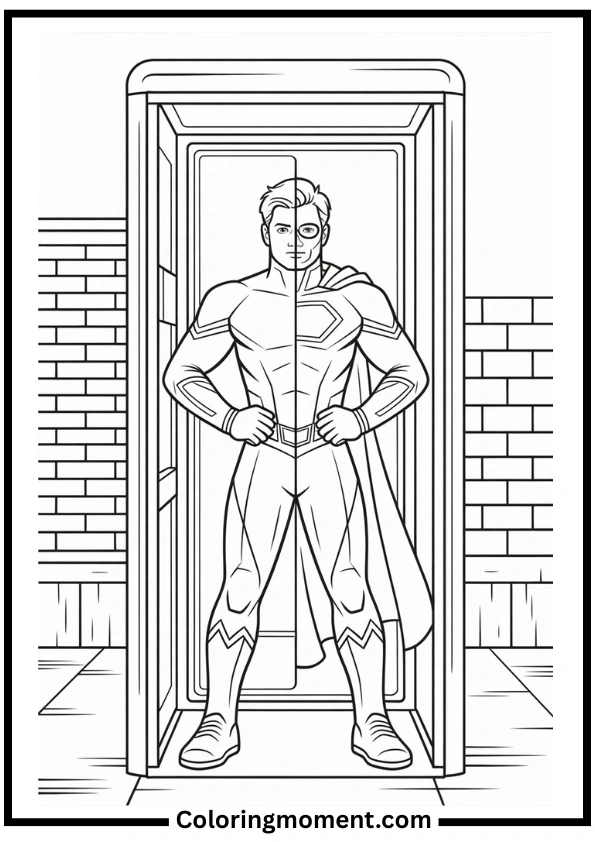 20 Superhero Coloring Pages - Free PDF Printables