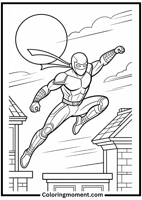 20 Superhero Coloring Pages - Free PDF Printables