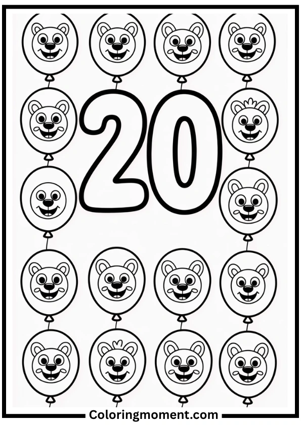 20+ Numbers Coloring Pages: Fun Learning Activities for Kids