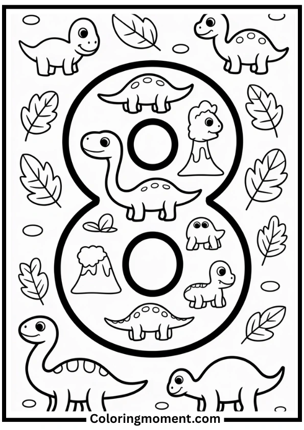 20+ Numbers Coloring Pages: Fun Learning Activities for Kids